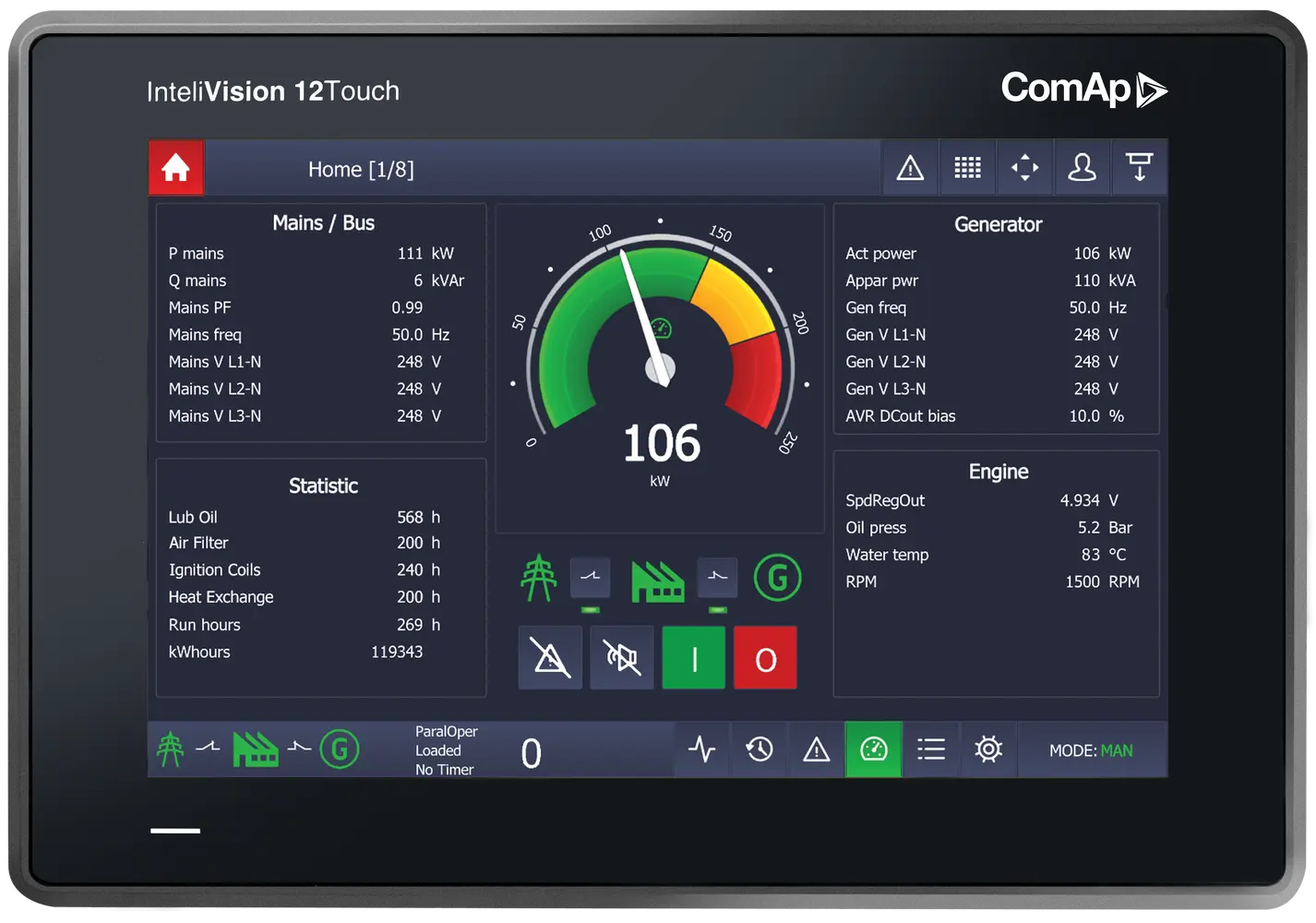 ComAp - InteliVision 8 | ComAp